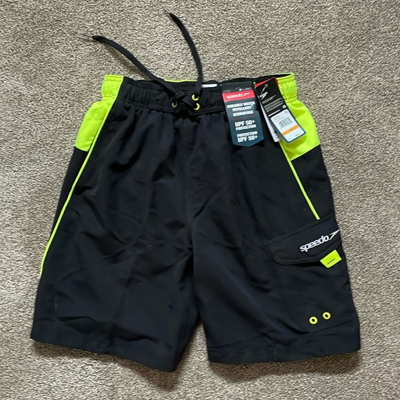 Speedo | Swim | Speedo Size Small Black And Yellow Swim Trunks | Poshmark